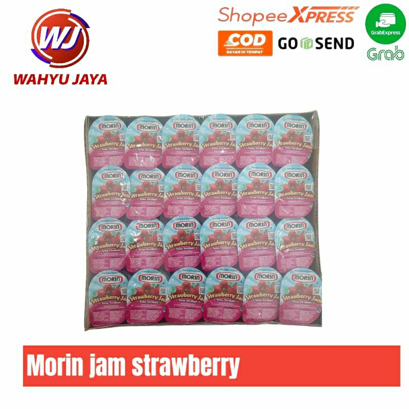 Jual Morin jam strawberry jam 48 x 14 gram | Shopee Indonesia