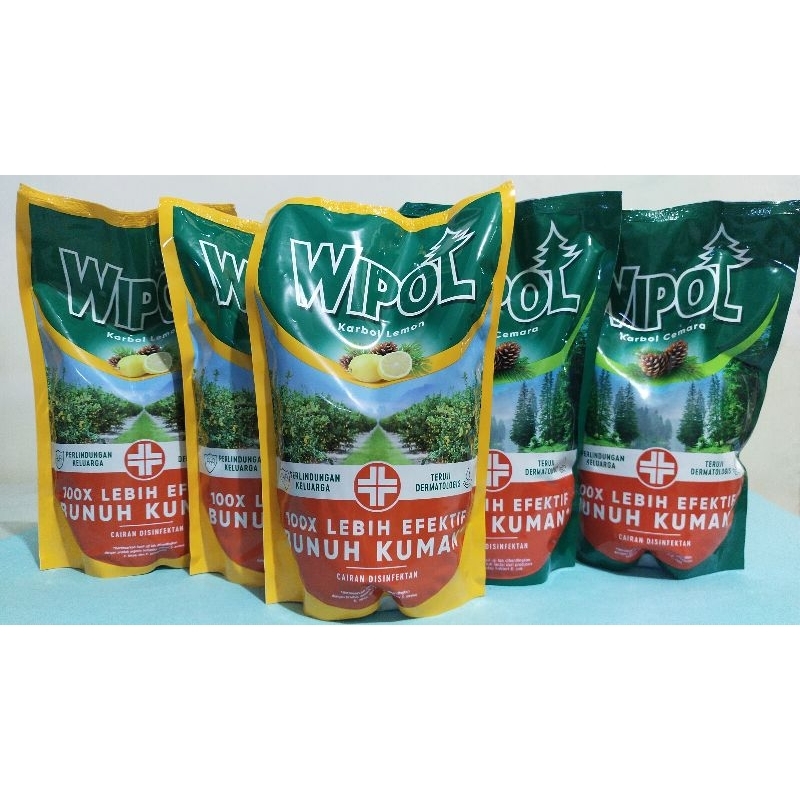 Jual WIPOL KARBOL CEMARA/KARBOL LEMON REFIL 750 ML | Shopee Indonesia