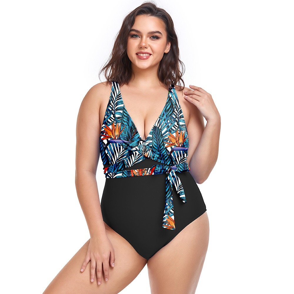Jual Baju Renang Wanita Jumbo Big Size One Piece Swimsuit Black Hitam