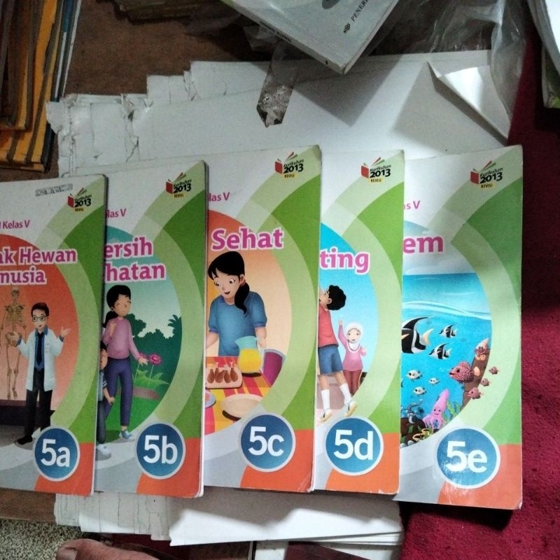 Jual Tematik Terpadu untuk SD kelas 5 tema 5A 5B 5C 5D 5E | Shopee Indonesia