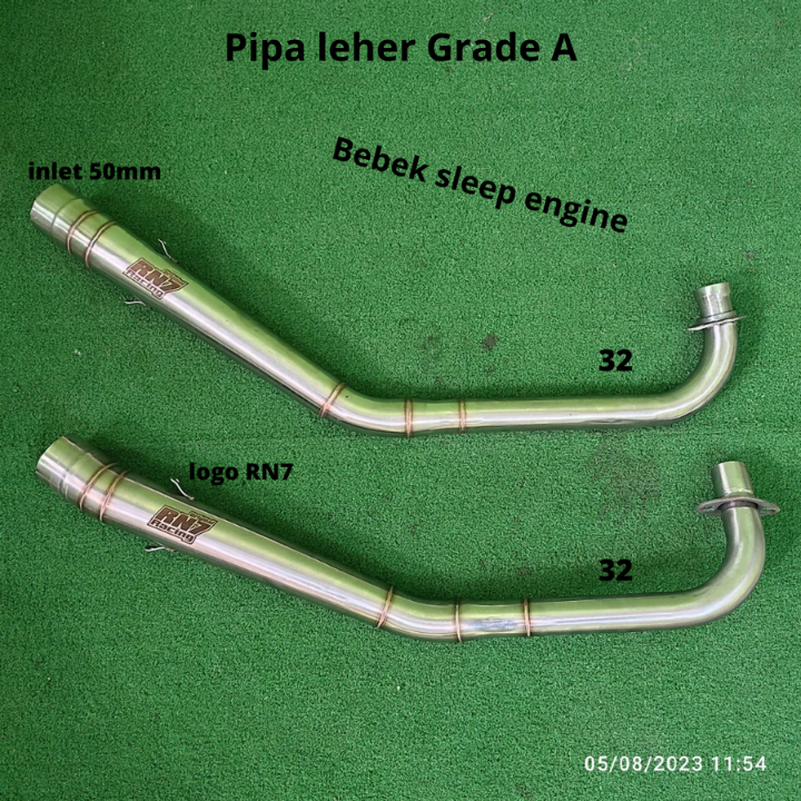 Jual Pipa Leher Bending Road Race All Bebek Sleep Engine Inlet 50mm Ful ...
