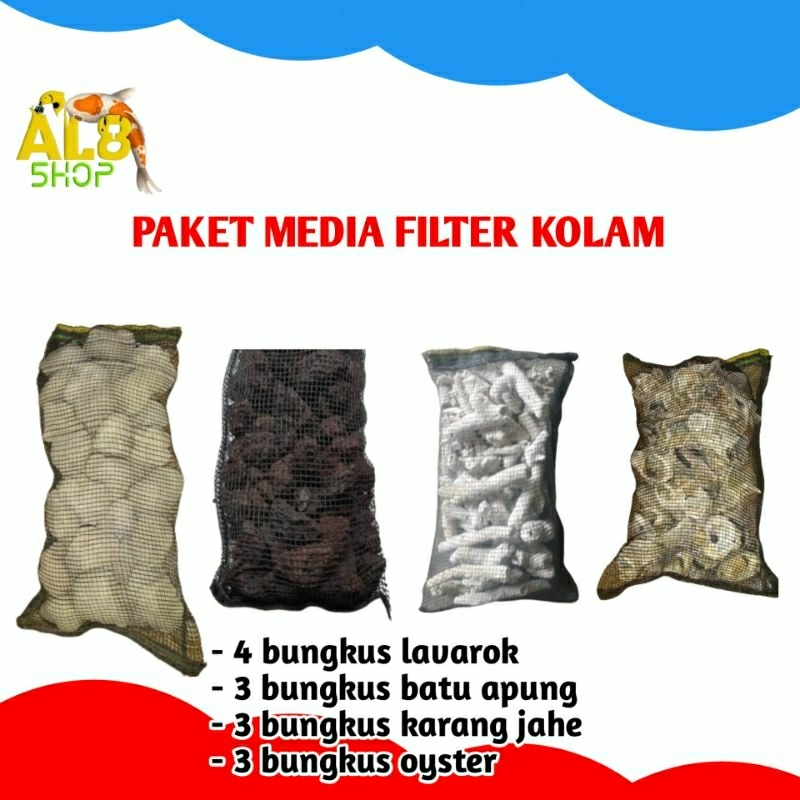 Jual paket media filter kolam ikan koi | Shopee Indonesia