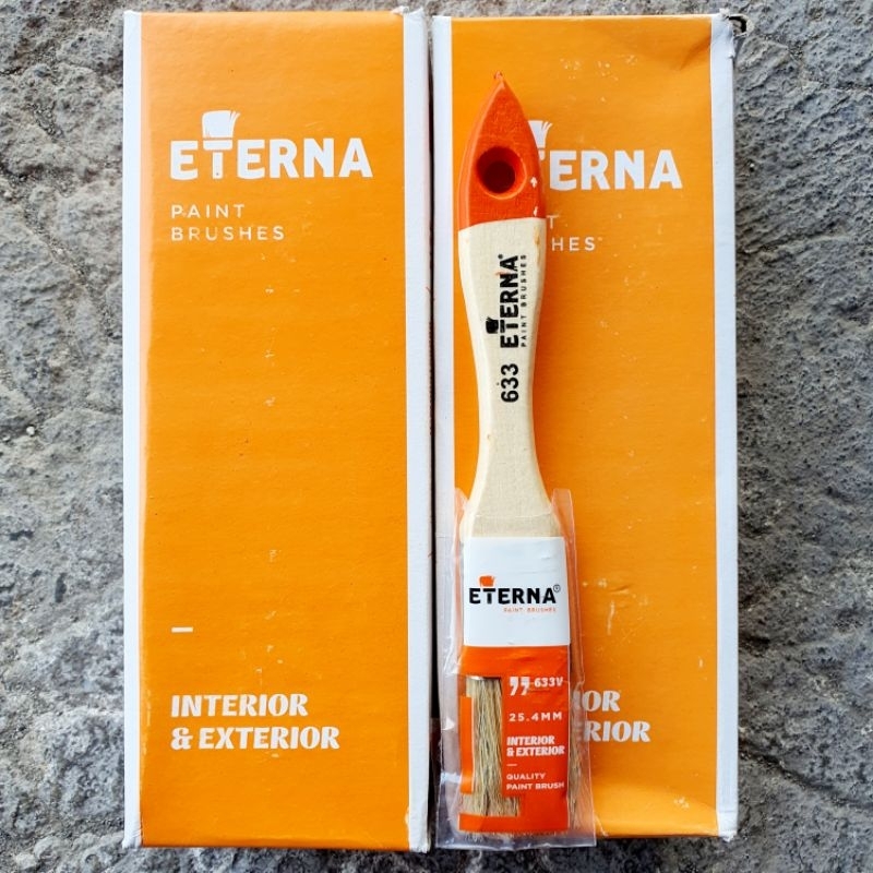Jual ETERNA Kuas Cat Tembok Kayu Besi Kuas ETERNA 633 V 1" 1Inch 1 Inch ...