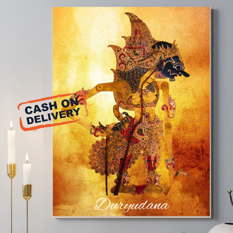 Jual Poster Wayang Kulit Duryudana Untuk Hiasan dinding Dan Wall Dekor ...
