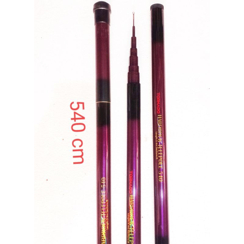 Jual Joran Pancing Tegek Kaku Besar TORNADO HARDROCK TELEPOLE 540 cm ...