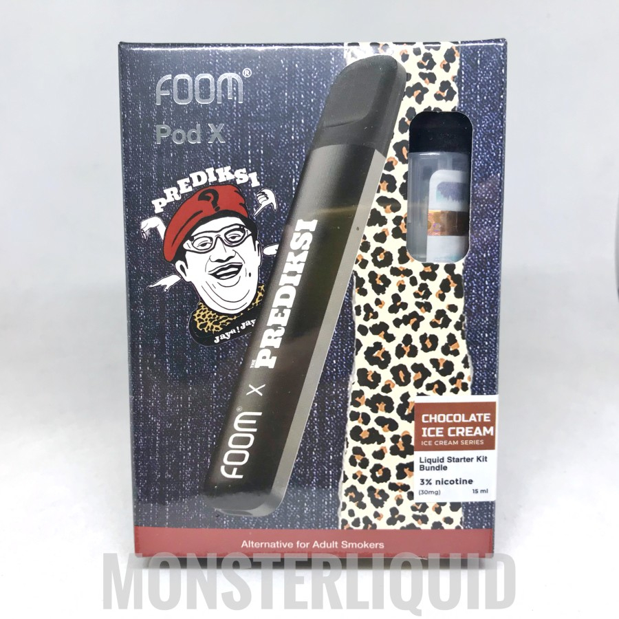 Jual FOOM X PREDIKSI POD KIT BUNDLING LIQUID 15ML BY FOOM LAB AUTHENTIC ...