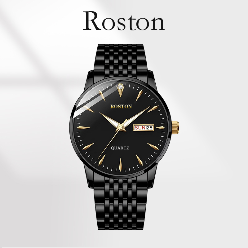 Jual Roston Jam Tangan Pria Anti Air Original Fashion Kasual Bisnis ...