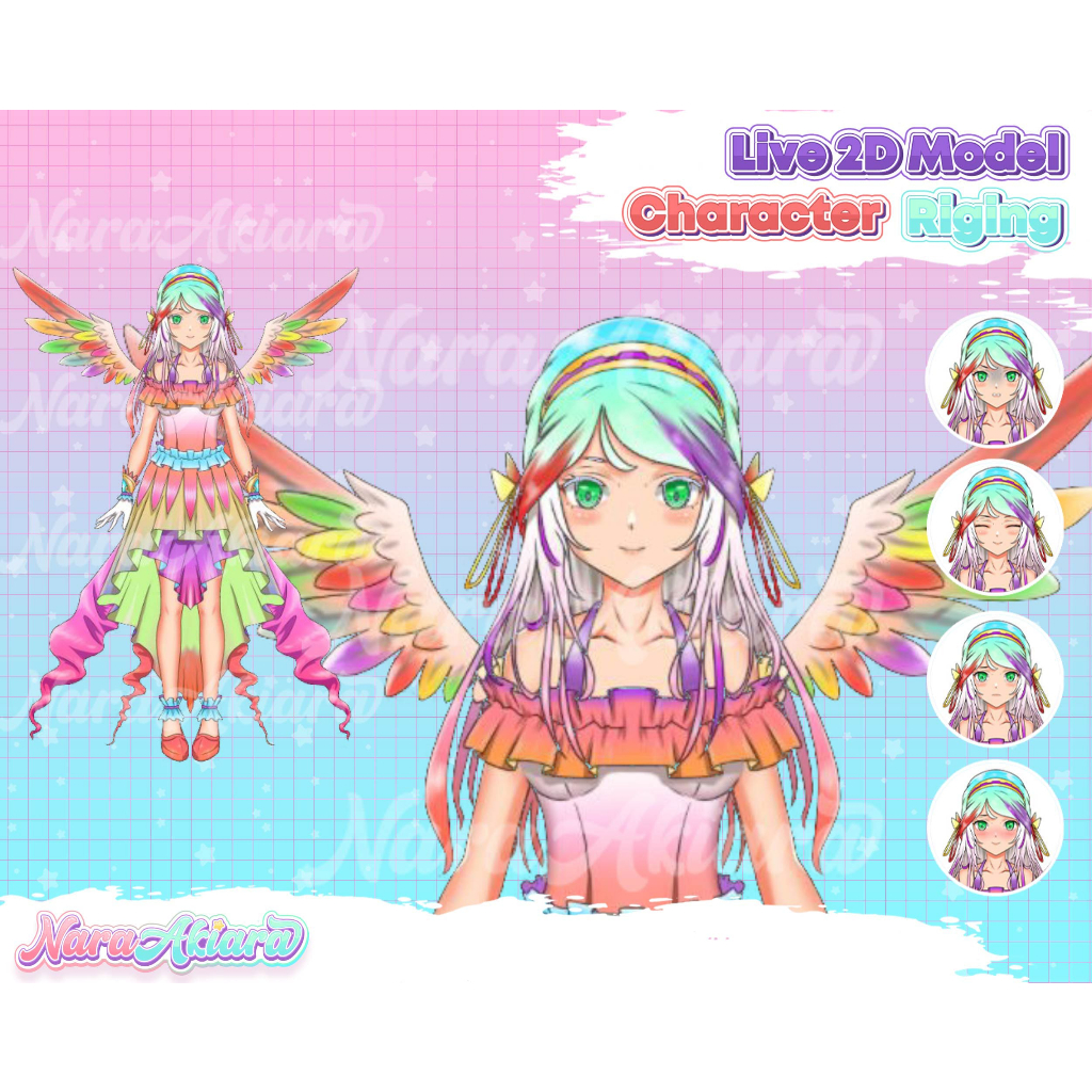 Jual Koleksi Karakter Anime Live2D untuk Vtuber Siap Digunakan, Model ...