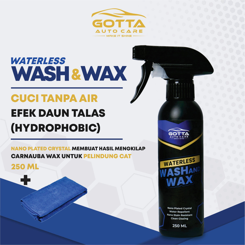 Jual Waterless Wash and Wax - Cuci Mobil Motor Tanpa Air - Gotta Auto ...