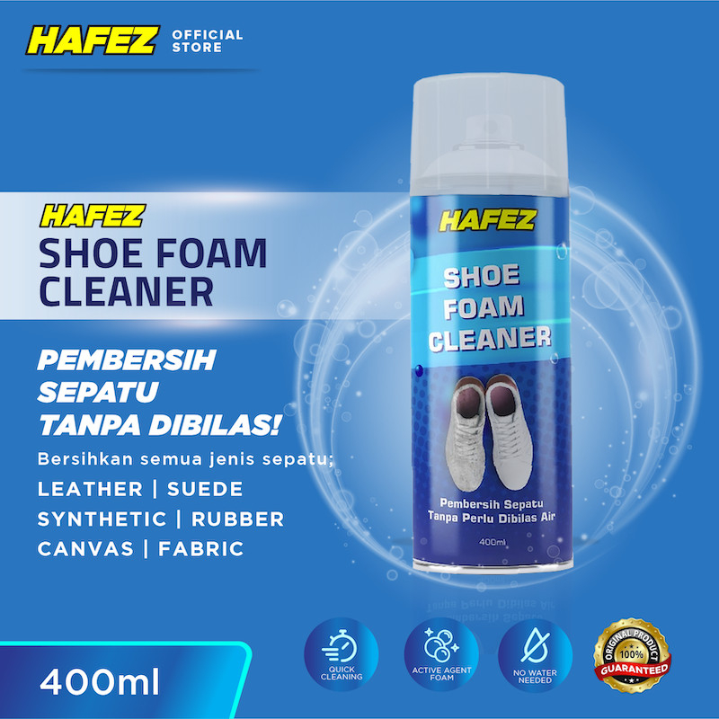 Jual Shoe Foam Cleaner Hafez - Pembersih Sepatu Penghilang Bau Sepatu ...