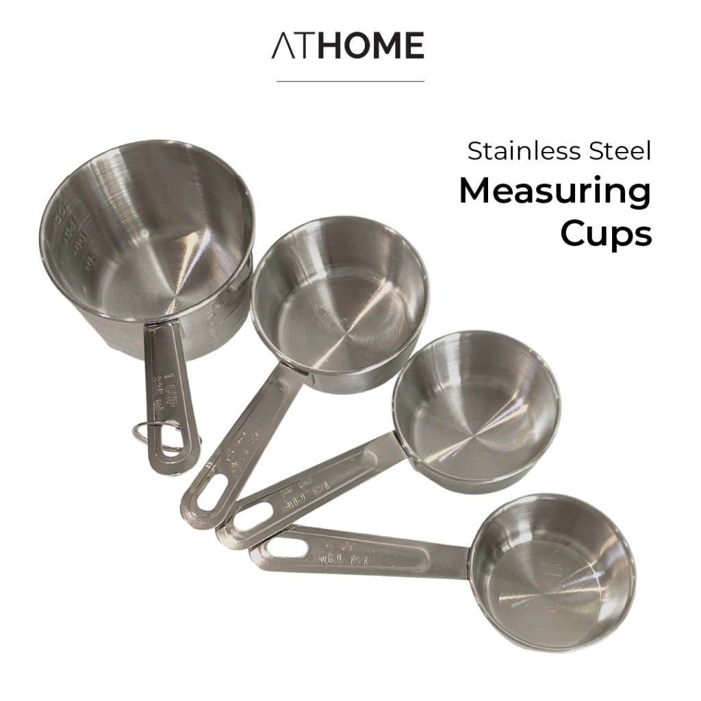 Jual ATHOME Stainless Steel Measuring Cups / Gelas Ukur / Takaran ...