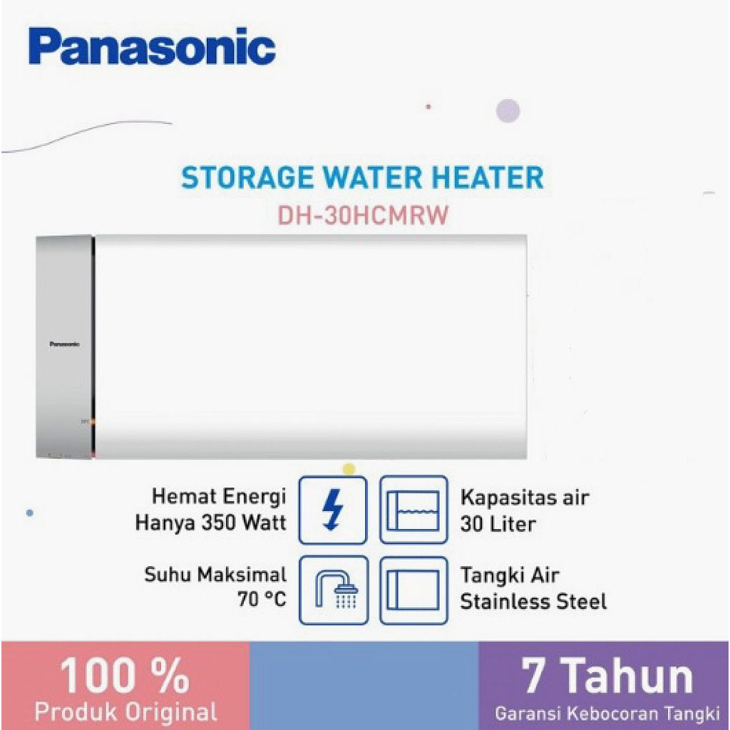Jual Panasonic DH-30HCMRW - Water Heater 30L 350 Watt | Shopee Indonesia