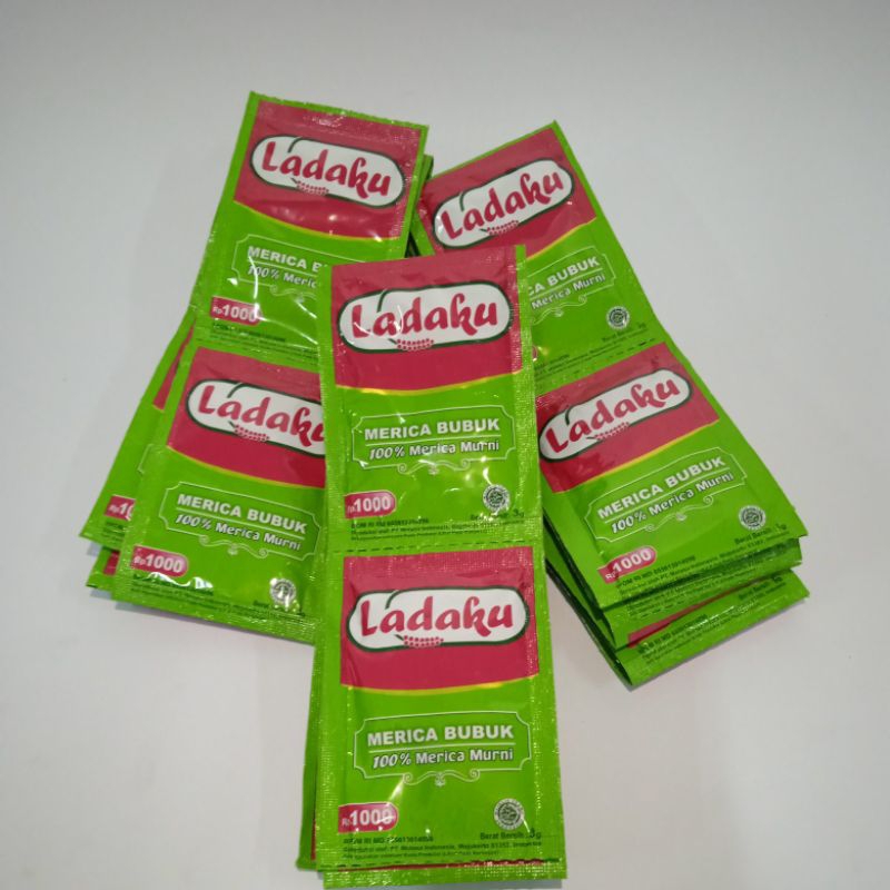 Jual Lada Bubuk 1 Renceng (12 sachet) | Ladaku | Shopee Indonesia