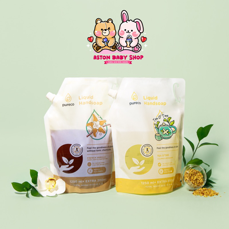 Jual Pureco Liquid Handsoap / Foaming Handsoap 300 ml /500ml/1450 ml Sabun cuci tangan | Shopee ...