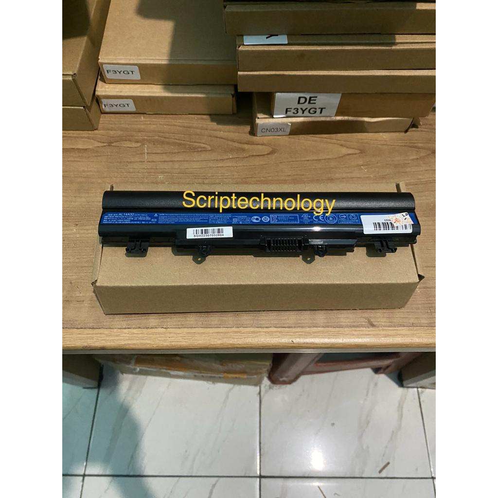 Jual Baterai Ori Acer Aspire E14 E5-411 E5-421 E5-471 AL14A32 6 cell ...