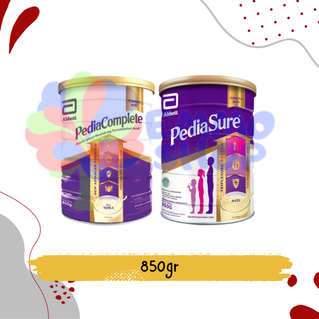 Jual Pediasure Triplesure dan Pediasure Complete Vanila dan Madu 850g Susu Pertumbuhan Anak ...