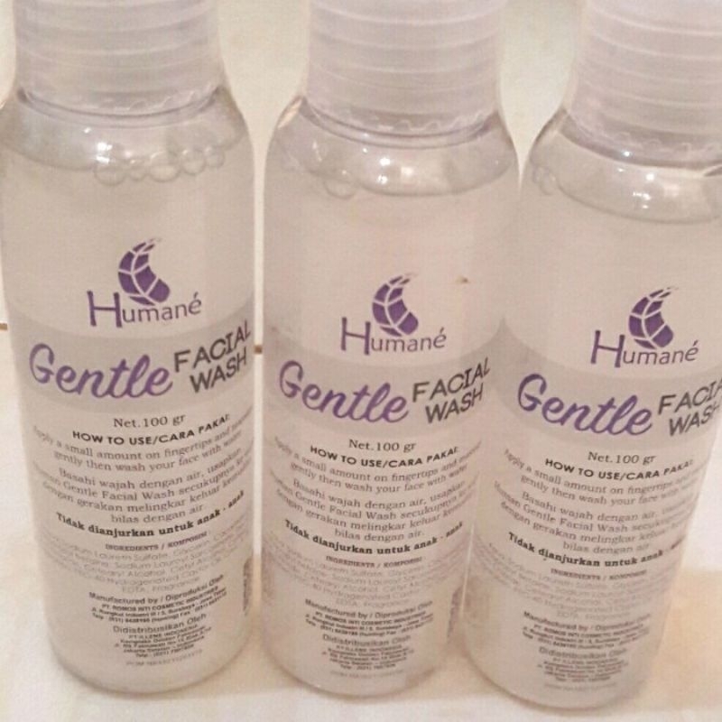 Jual Humane Facial Wash GENTLE ( Kulit Kering & Flek ) | Shopee Indonesia