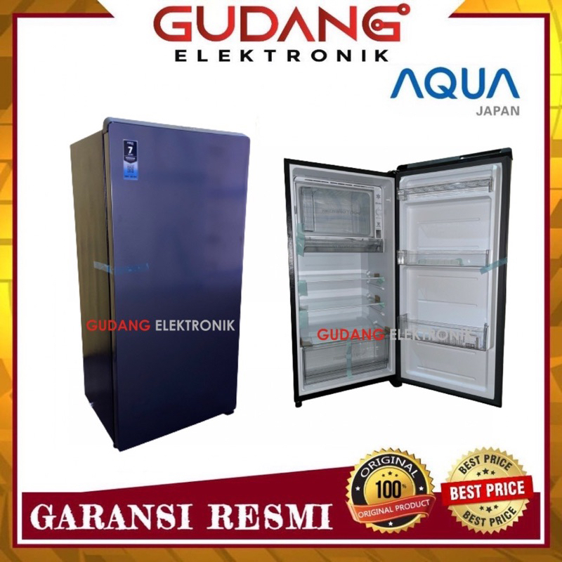 Jual LEMARI ES 1 PINTU AQUA AQR-D 205 MDS / MLS KULKAS AQUA AQRD 205 ...