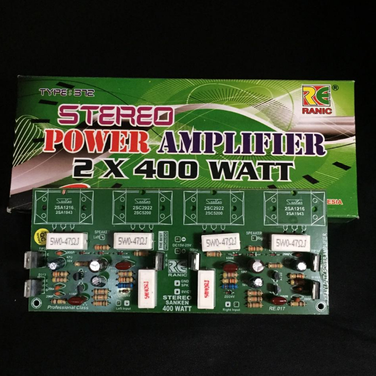 Jual KIT DRIVER POWER AMPLIFIER SANKEN STEREO SAFARI 2X400W | Shopee ...