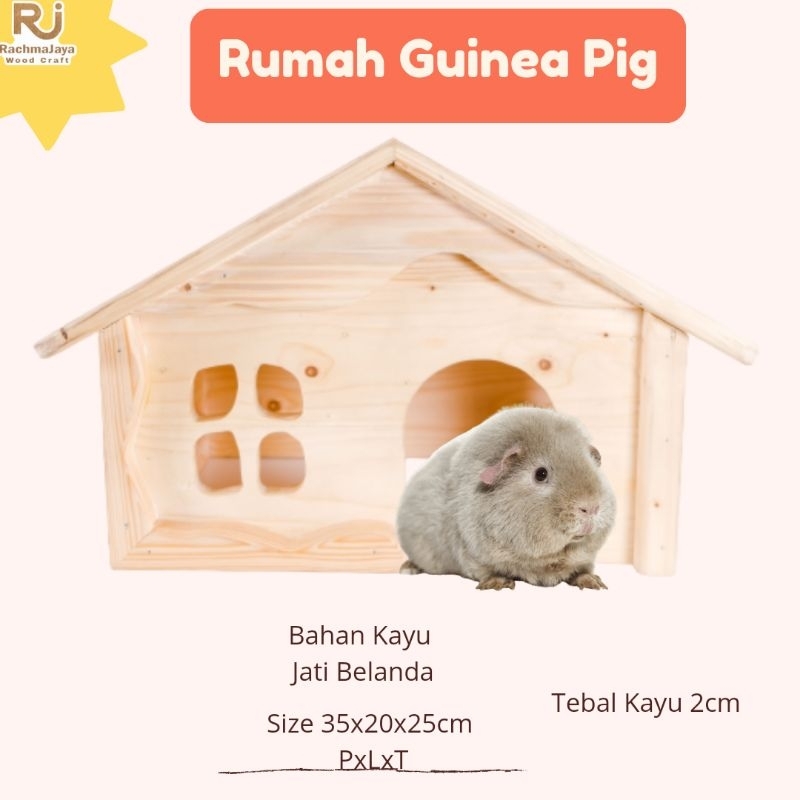 Jual Rumah Landak Mini Rumah Guinea Pig Rumah Marmut Kandang Marmut ...