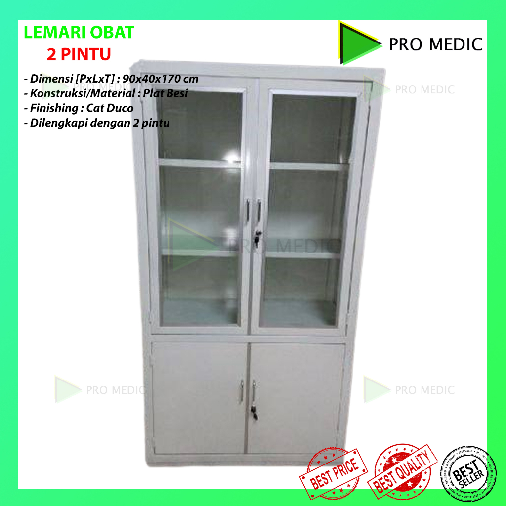 Jual Lemari Obat 2 Pintu Rumah Sakit | Filling Cabinet 2 Pintu RS Medis ...