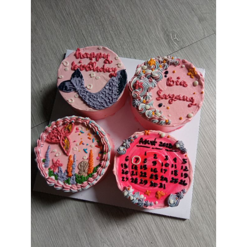 Jual Bento Cake Set isi 2, 3, 4 / Korean Cake / Kue Ultah Depok ...