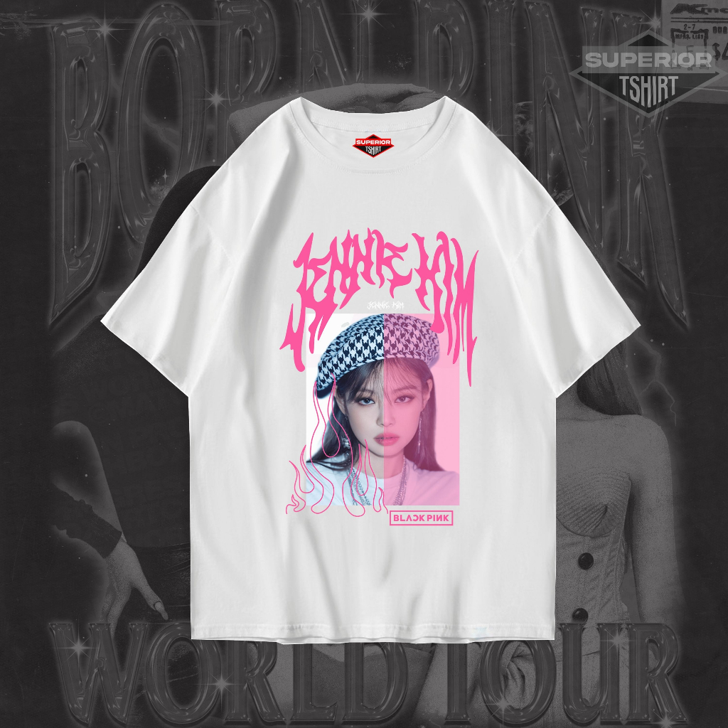 Jual SUPERIOR Kaos Blackpink Oversize Stonewash Washed Tshirt lalisa lisa Blackpink JENNIE-1 ...