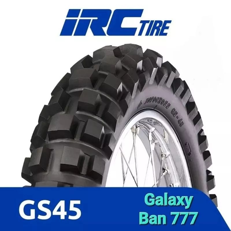 Jual Ban Motor IRC 300-17 GS45 ( GS 45 ) Tubetype Ban Luar Motor Trail ...