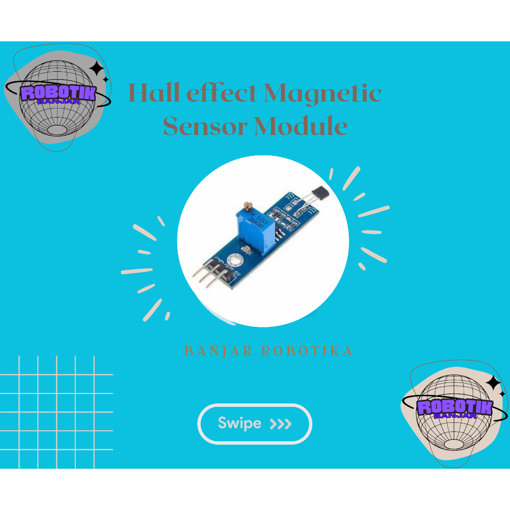 Jual Modul Sensor Hall Effect Efek Magnet - Deteksi Magnet dengan ...
