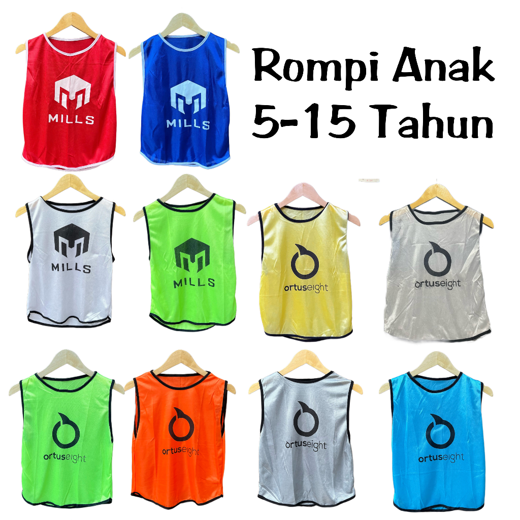 Jual Rompi Latihan Premium Futsal Sepakbola ANAK Rompi Olahraga Junior ...