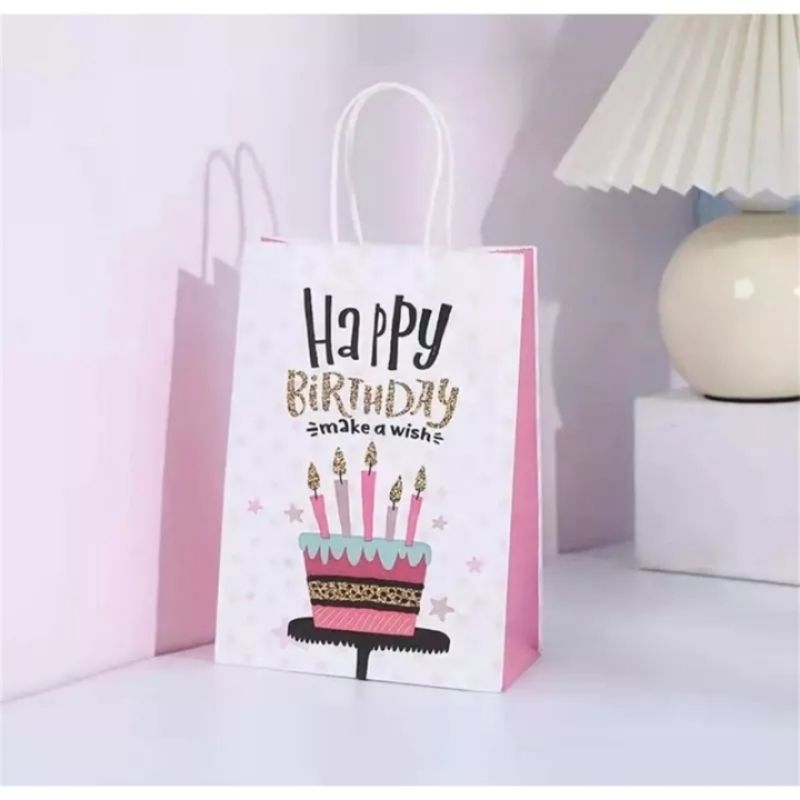 Jual Paperbag Happy Birthday Paper Bag Ulang Tahun Tas Souvenir Ulang ...