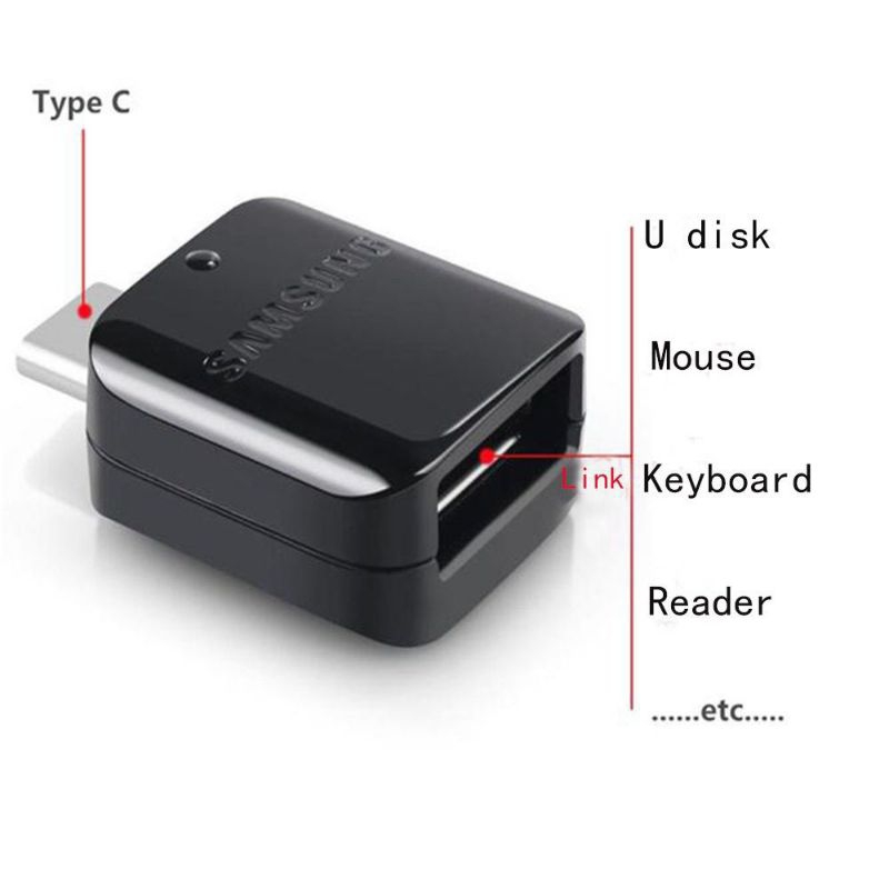 Jual Original Samsung TYPE C USB ke USB connector OTG kit Konektor Tipe ...