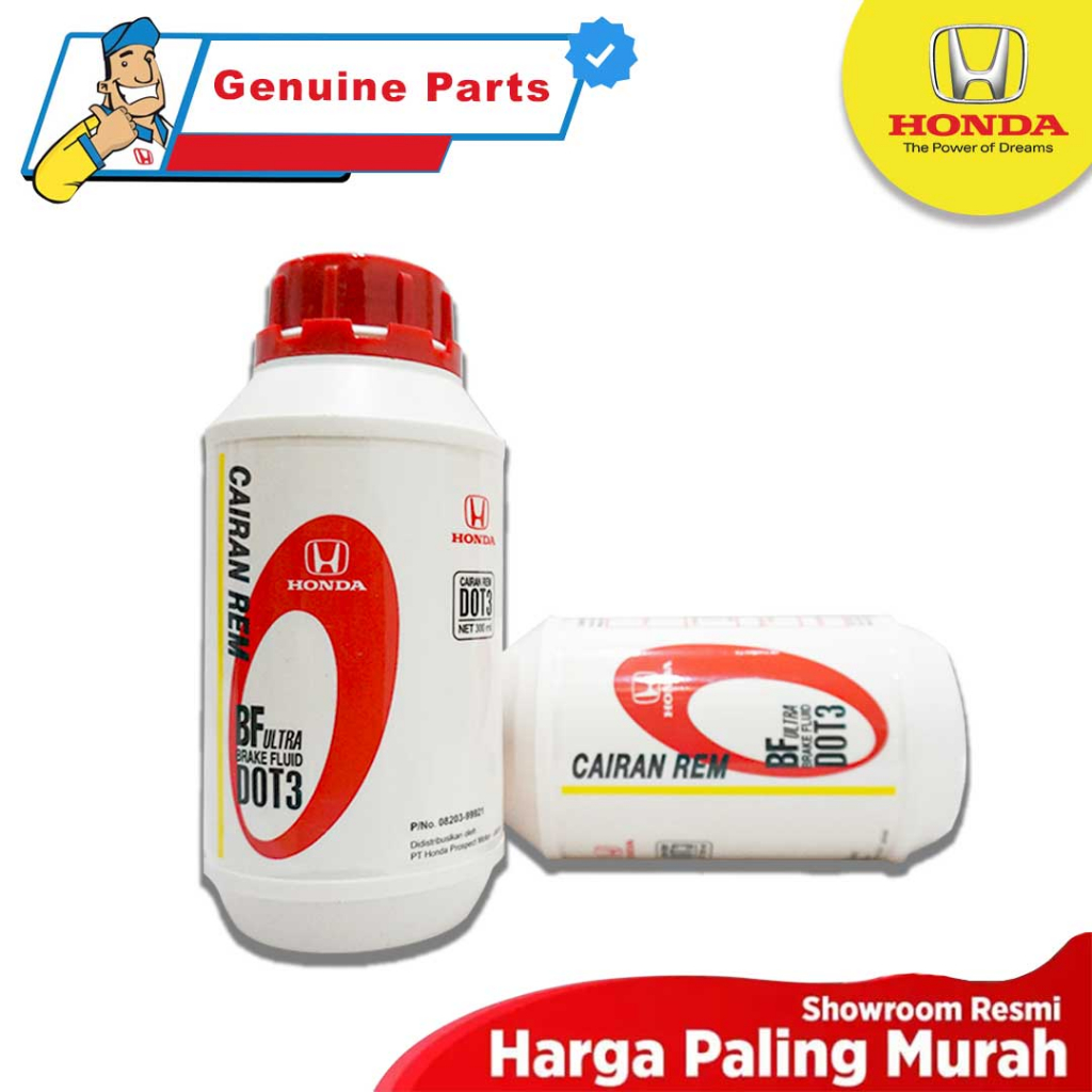 Jual Brake Fluid Ultra/Minyak Cairan Rem & Kopling Dot 3 Mobil Honda 0820399921 | Shopee Indonesia