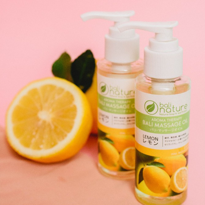 Jual Lemon Massage Oil - Minyak Pijat ala Spa - Bali Nature | Shopee ...