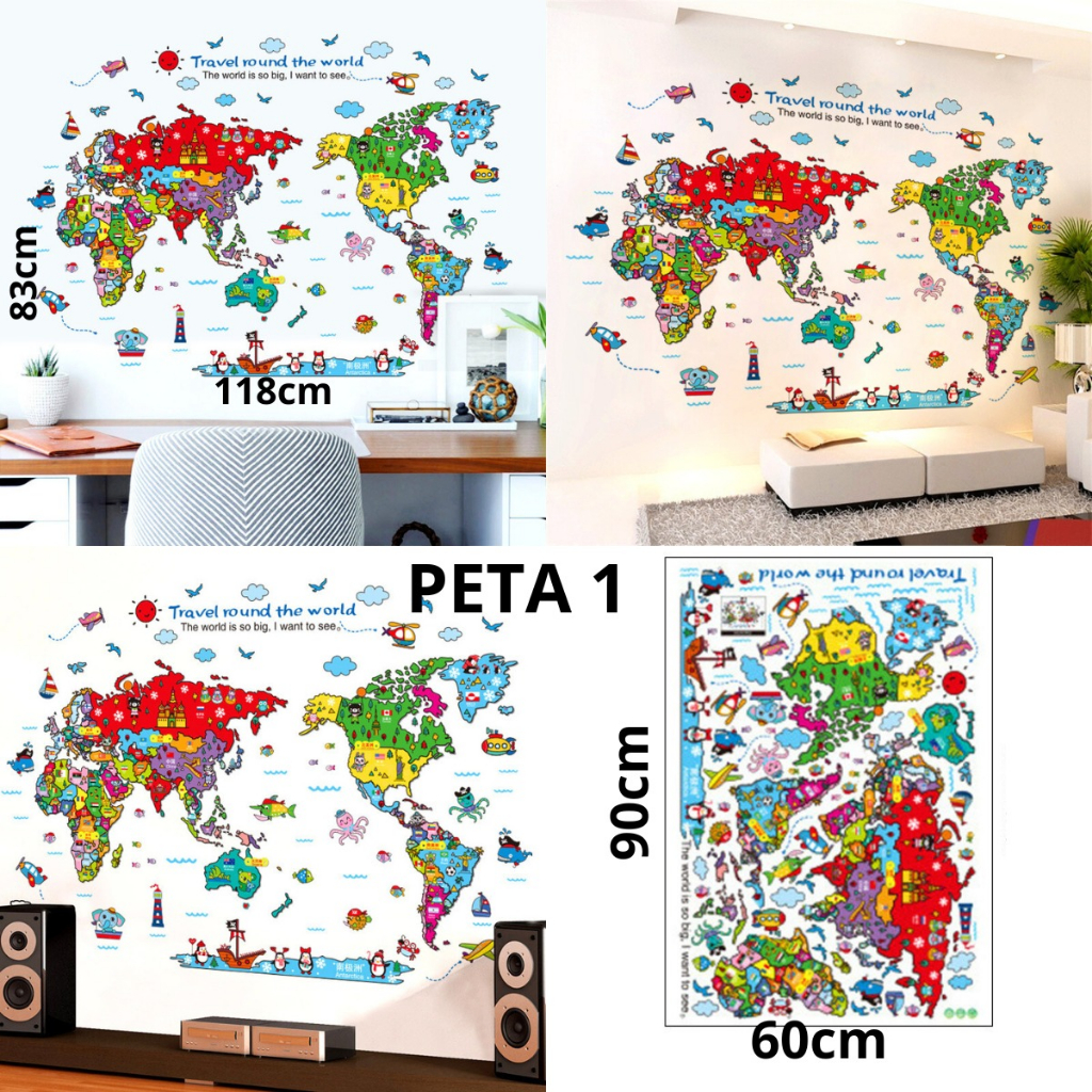 Jual WALLSTIKER WALLSTICKER WALL STICKER STIKER DINDING WALLPAPER MOTIF ...