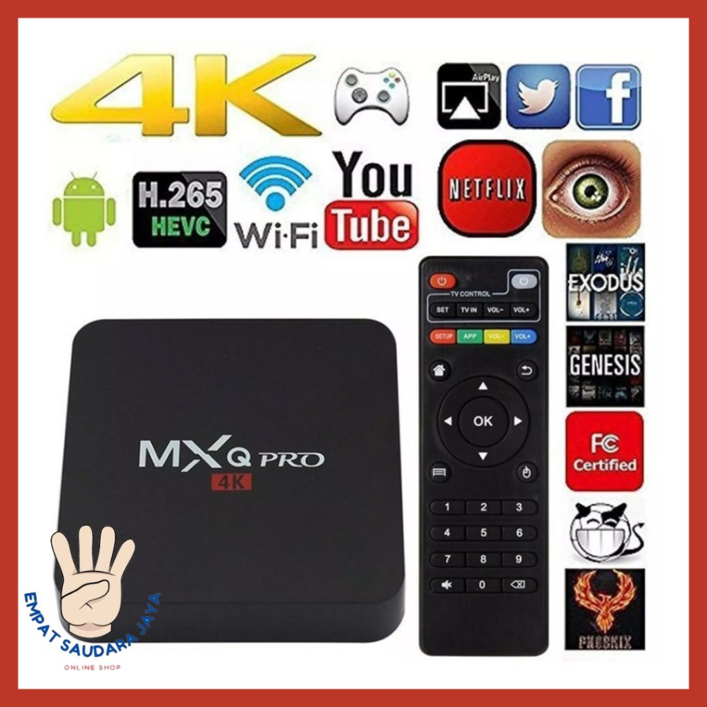 Jual SMART BOX TV ANDROID MQ Pro 4K 5G You Tube Netflix Vidio Lengkap ...