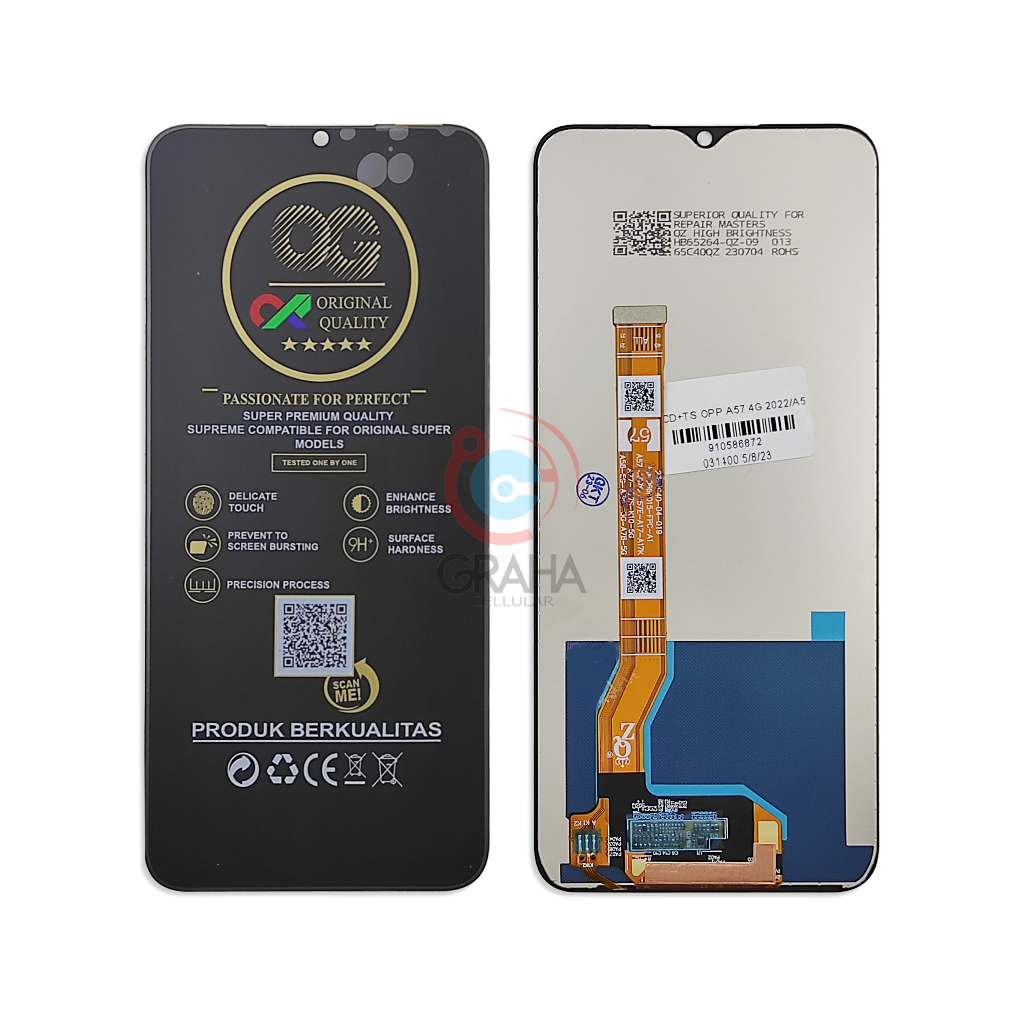Jual LCD OPPO A57 2022 / A57 5G / A77 / A17K / A17 OG ORI SUPER FULLSET ...