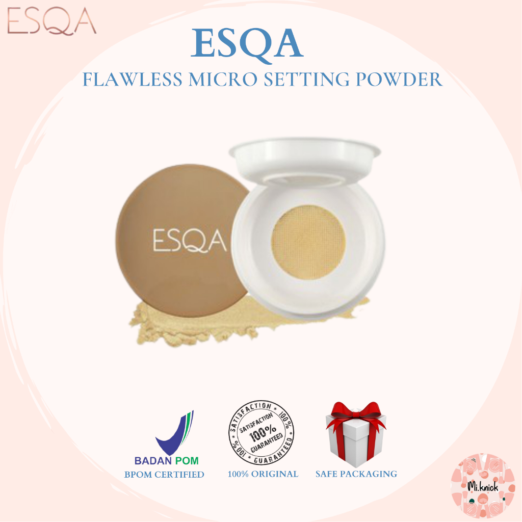 Jual ESQA Flawless Micro Setting Powder | Shopee Indonesia