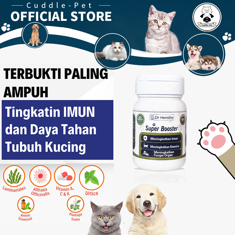 Jual Vitamin Imun Kucing Vitamin Kucing Super Booster Vitamin Daya ...