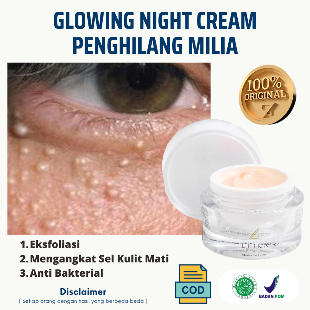 Jual Ampuh Original Serum AHA BHA Leika Skincare Bpom Penghilang Milia ...