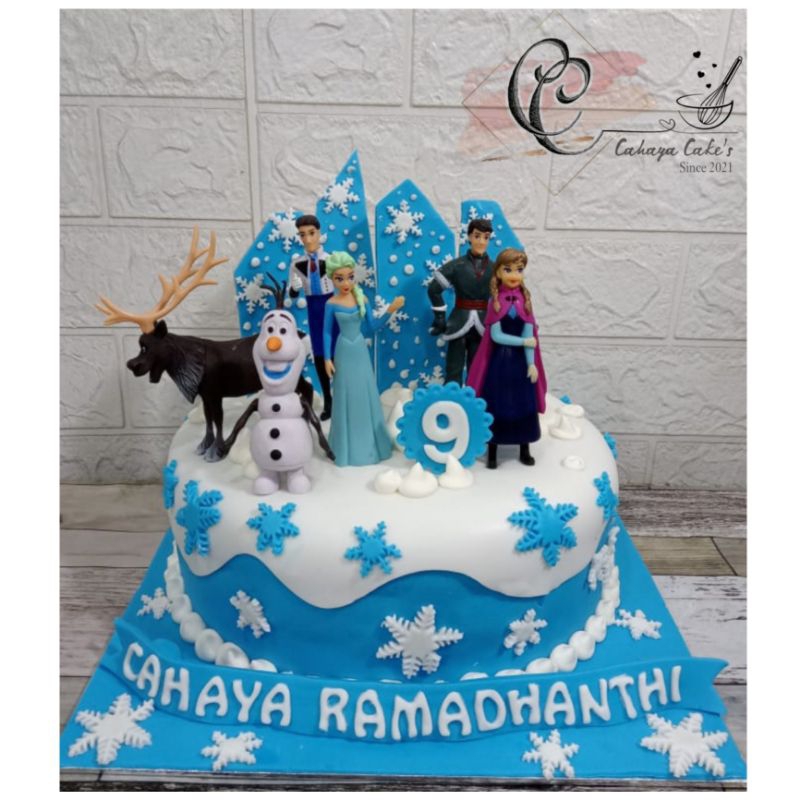 Jual Kue Ulang Tahun Frozen / Frozen Cake / Kue Ultah Frozen Elsa ...