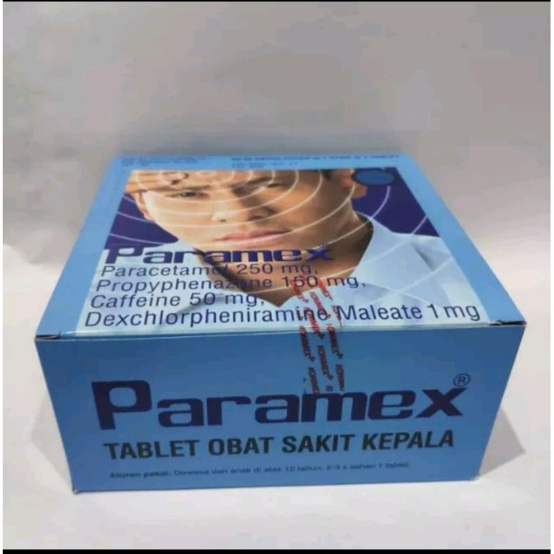 Jual paramex tablet obat sakit kepala (1 box isi 50 strip) | Shopee Indonesia