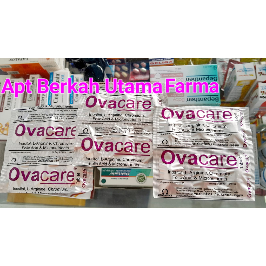 Jual Ovacare Strip isi 6 Tab & Box isi 30 Tab | Shopee Indonesia