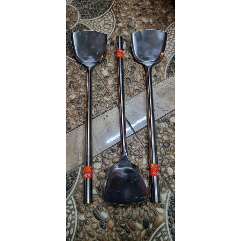 Jual Sodet Stainless Sutil Spatula Resto Jumbo fujika TEBAL Full ...