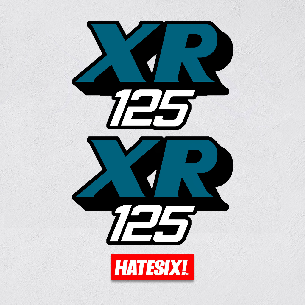 Jual Stiker Decal honda XR 125 model XT hatesix | Shopee Indonesia
