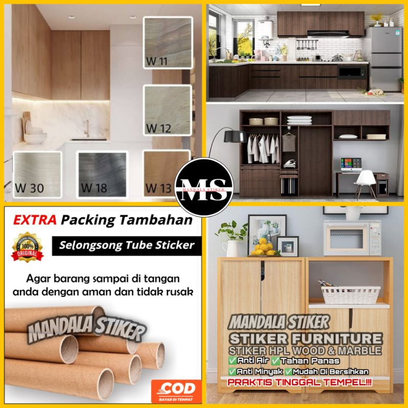 Jual Wallpaper Dinding Dapur / Wallpaper Stiker Lemari Sticker Meja ...