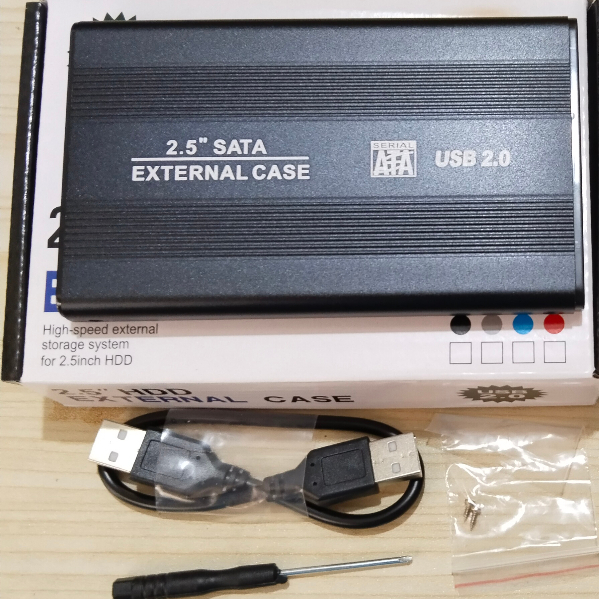 Jual Casing Hardisk Eksternal 2.5 Inch Sata / Case Hdd 2.5 Alumunium | Shopee Indonesia