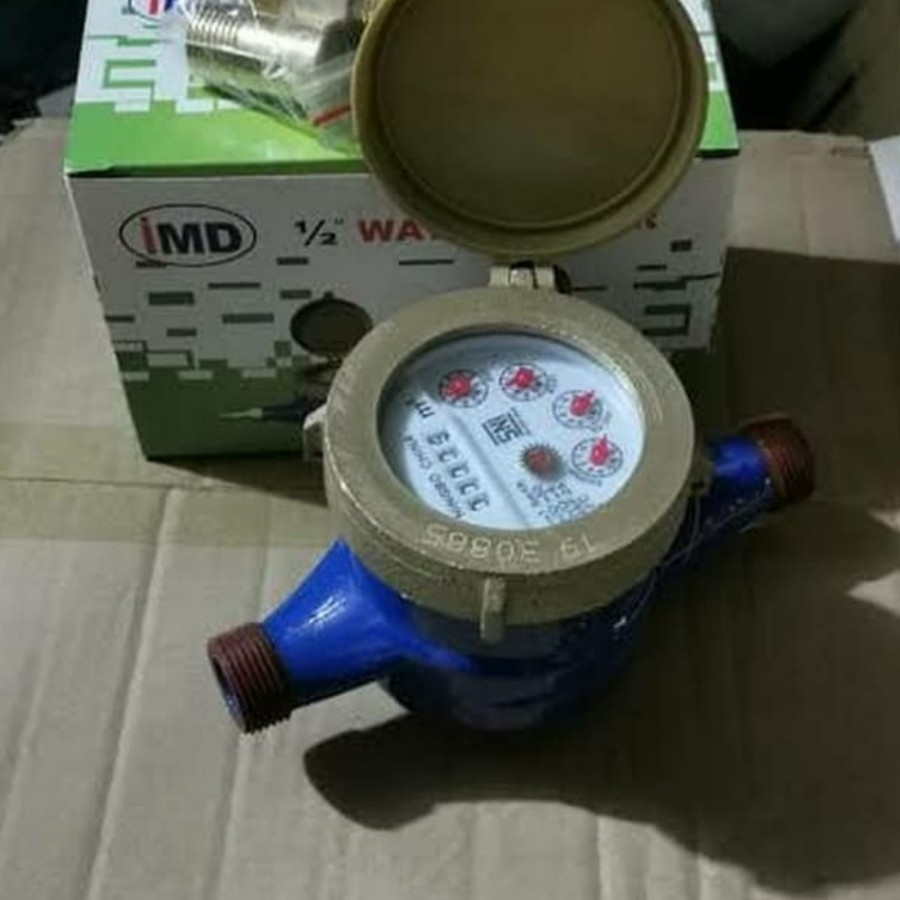 Jual Meteran Air Besi Water Meter Besi SNI PAM PDAM IMD AMINB | Shopee ...