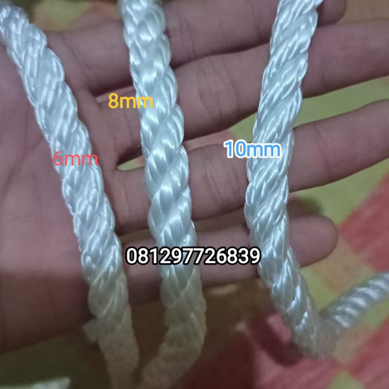 Jual tali tambang 12mm. tali tambang nilon panjang 100m. tambang nilon ...