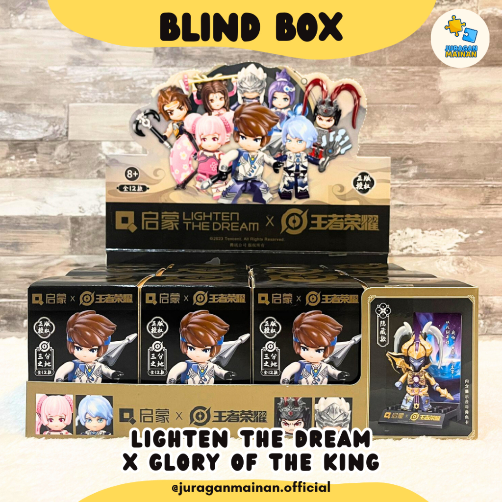 Jual QMAN TOYS Glory of The King Blindbox - Bricks Lighten The Dream Blocks Bongkar susun brick ...